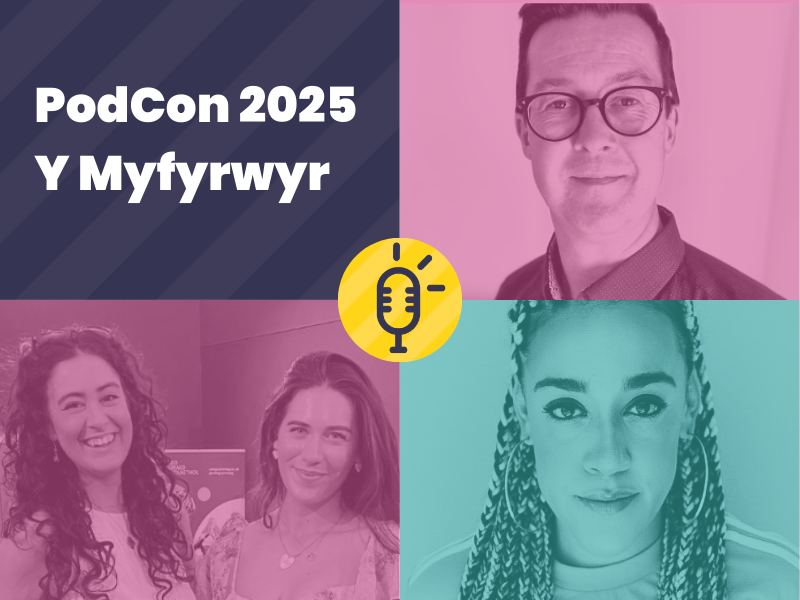 PodCon 2025 Y Myfyrwyr | Coleg Cymraeg Cenedlaethol